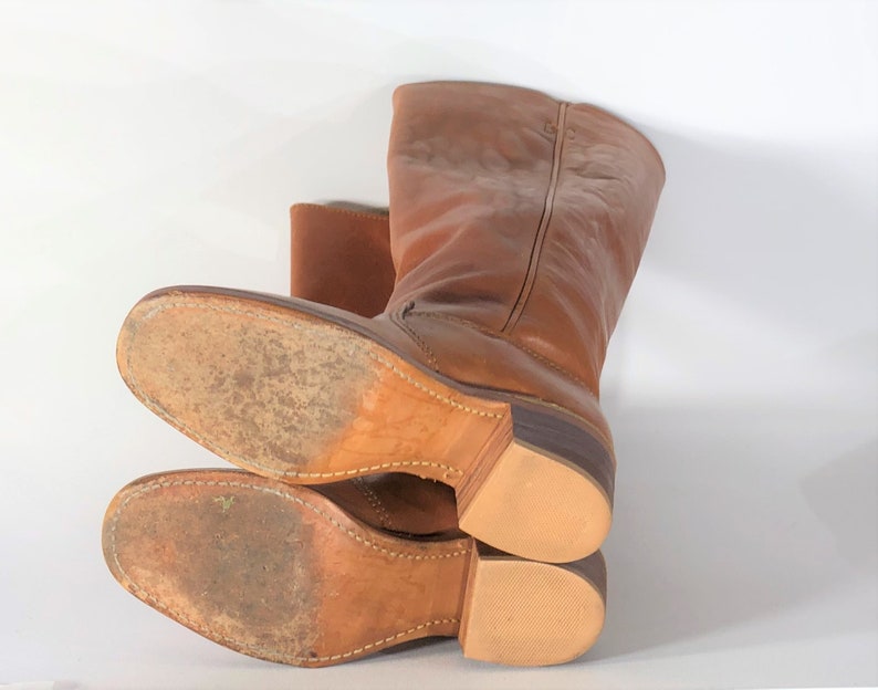 1970s Campus Boots Size 6.5 1970s Bort Carleton Western | Etsy