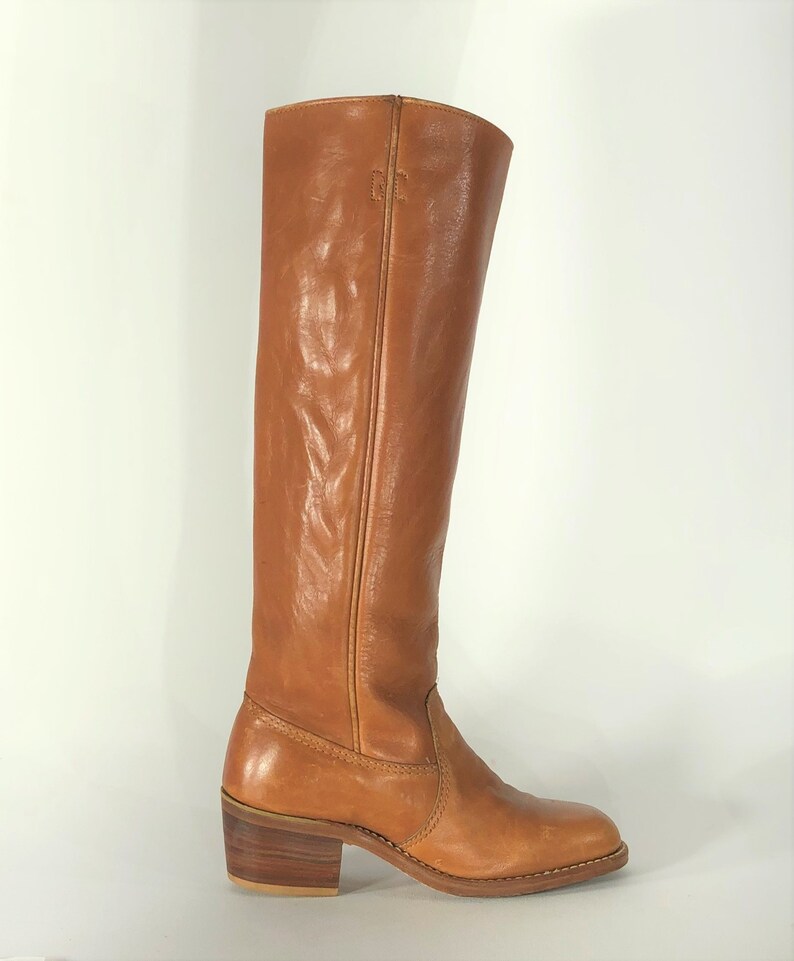 1970s Campus Boots Size 6.5 1970s Bort Carleton Western | Etsy