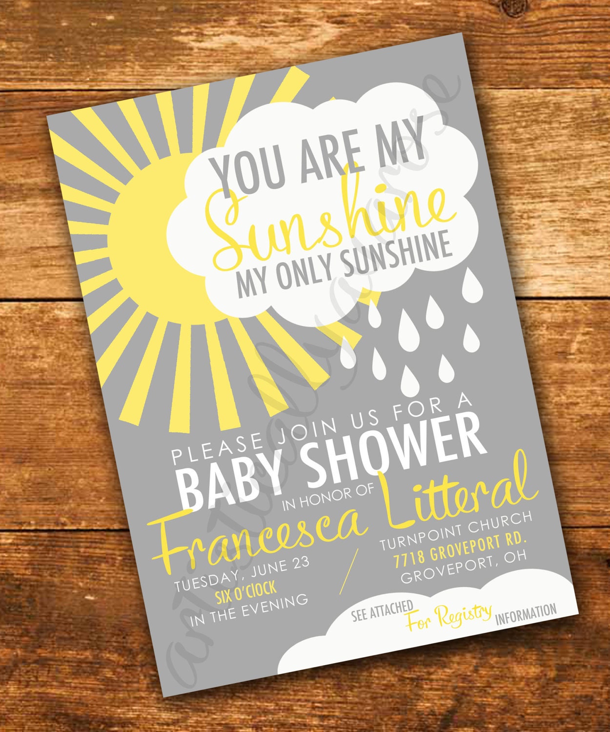 You Are My Sunshine Baby Shower Card Bundle Deluxe Digital - Etsy
