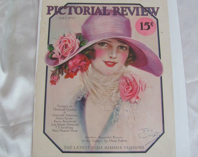 Pictorial Magazine Cover July 1925 // Earl Christy Artist // Original ...