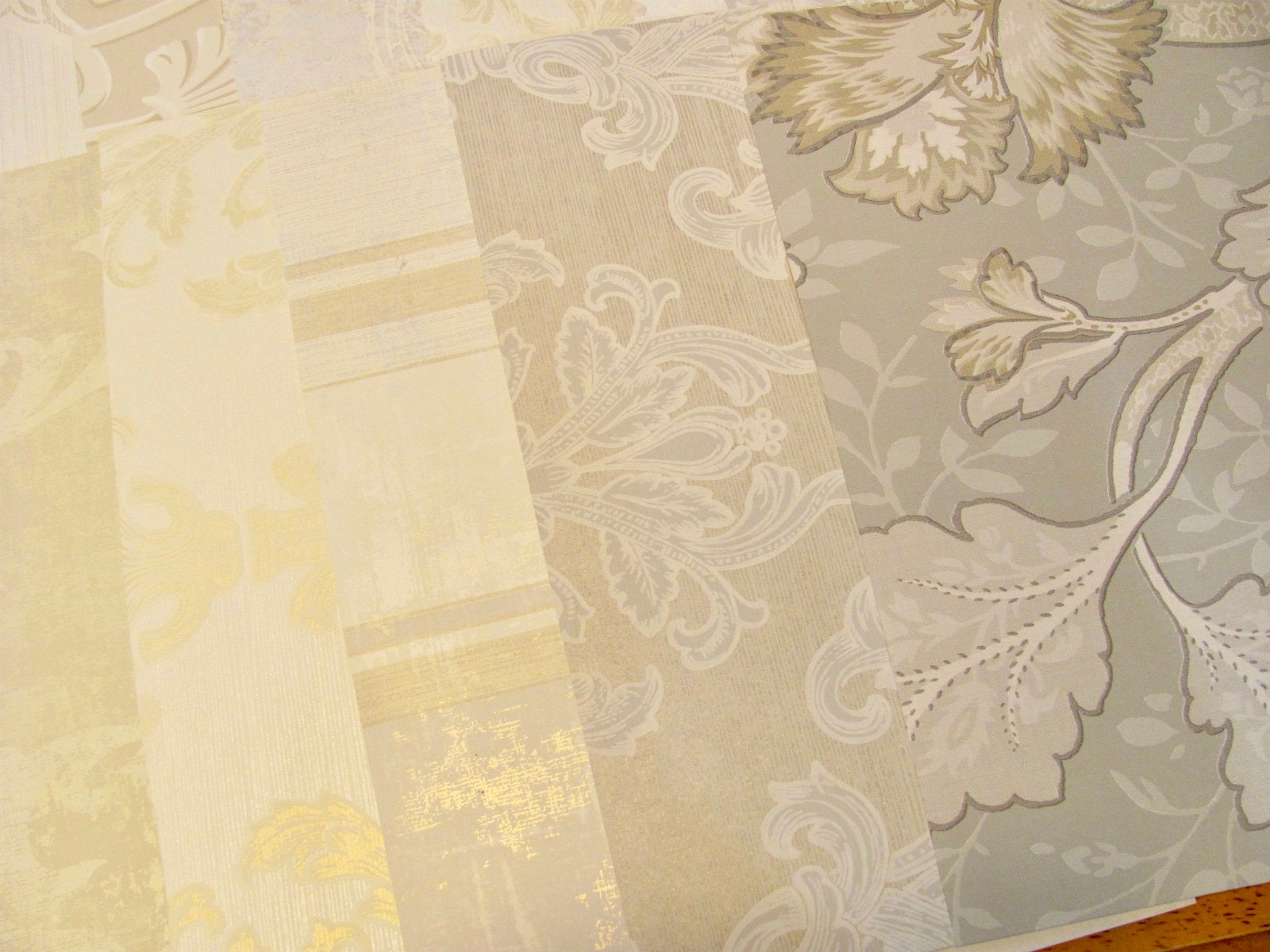 15 Wallpaper Sheets Assorted Patterns 9 X 13 // for Confetti Tags ...