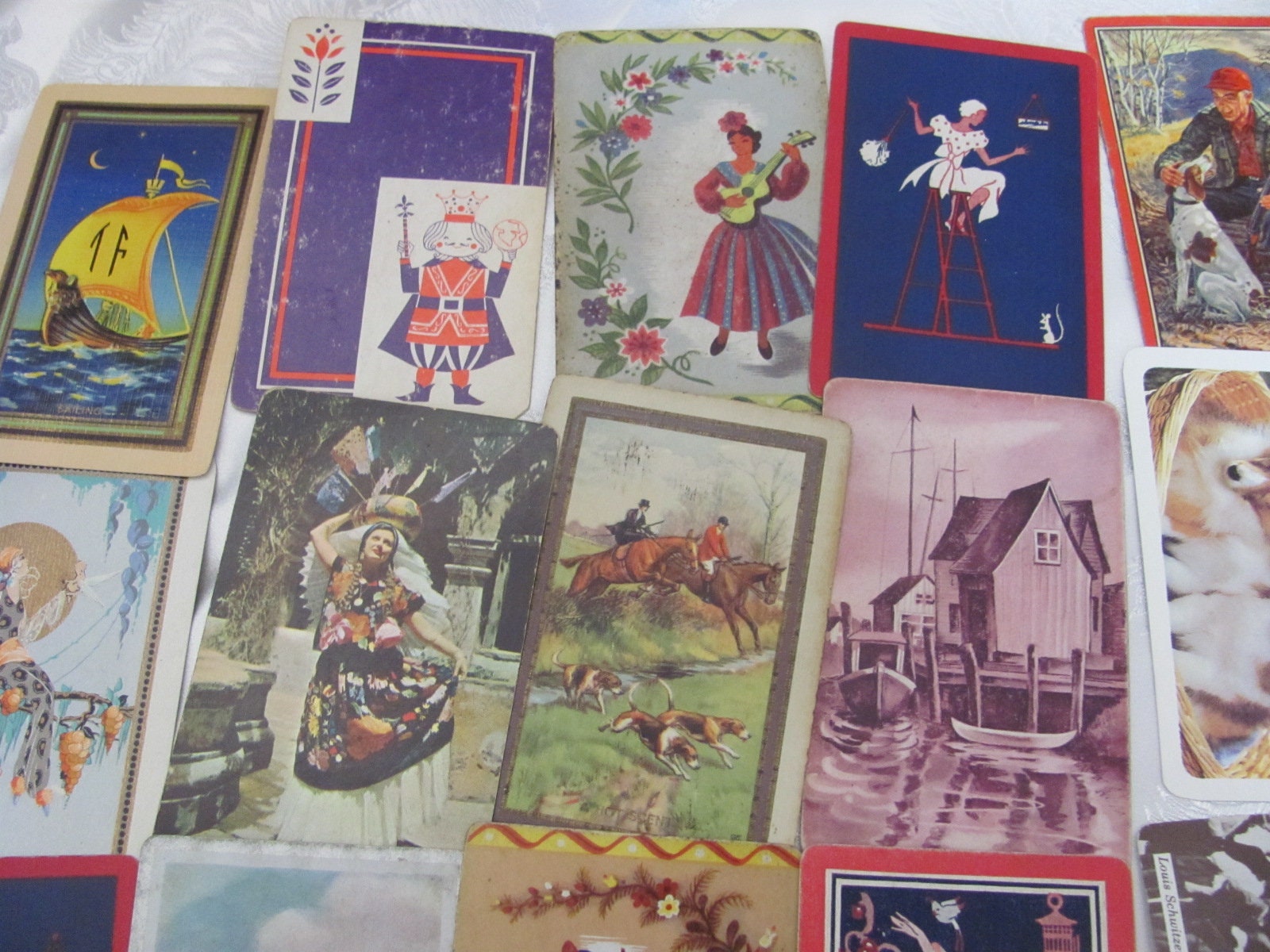 Full Deck 52 Joker Playing Cards All Assorted Mixed Vintage - Etsy