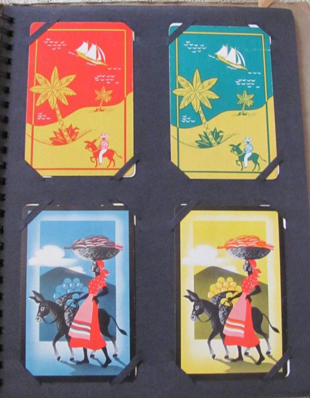 4 Single Swap Playing Cards - Mexico Mexican // Vintage Individual ...