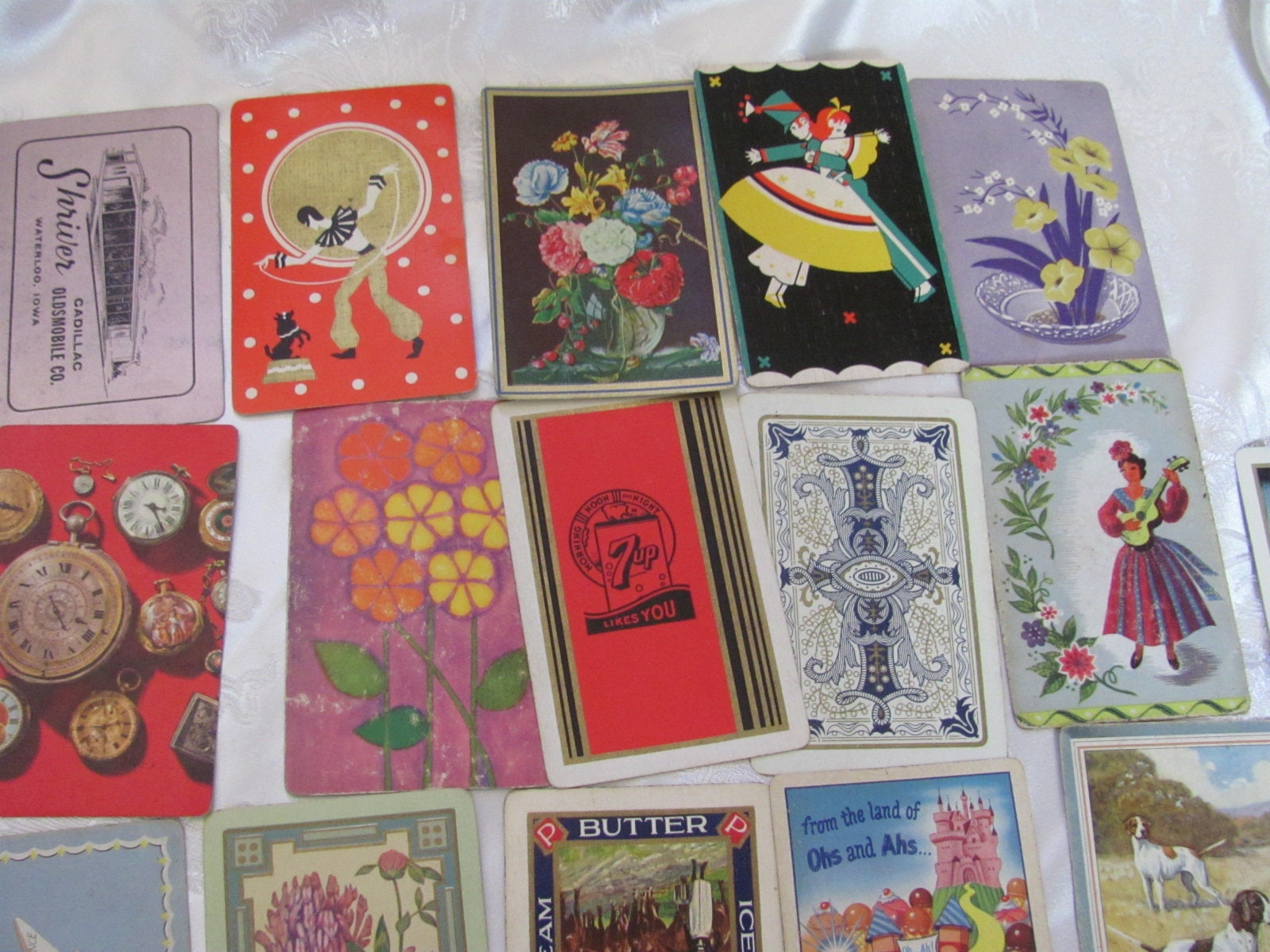 Full Deck 52 Joker Playing Cards All Assorted Mixed Vintage - Etsy