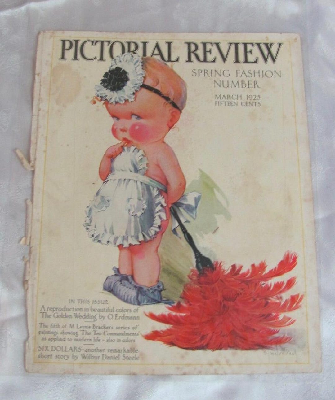 Pictorial Magazine Cover March 1925 // Original Antique Paper Print to ...