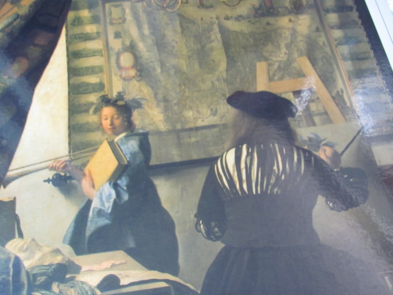 Jan Vermeer the Artist in His Studio // Laminated Large - Etsy