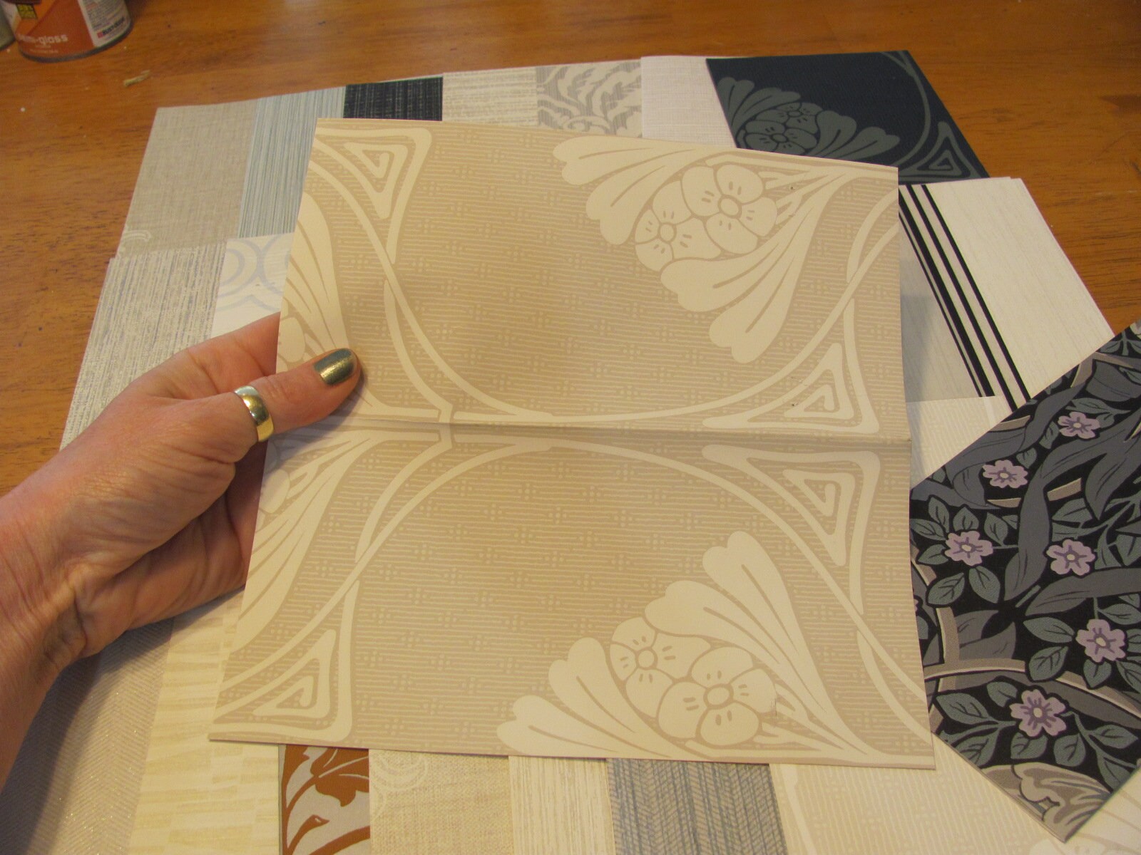 Wallpaper Sample Sheets - Assorted Patterns 20cm 8" Inch Square // for ...