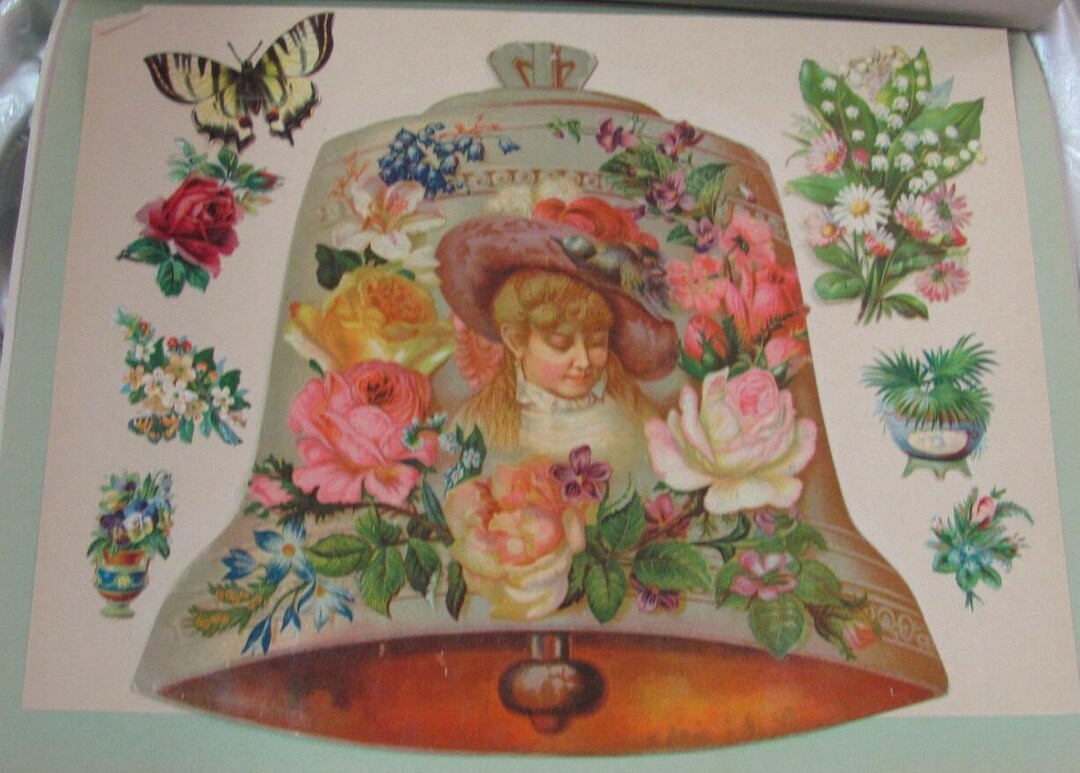 Antique Die Cut Scraps Trading Cards Images Lot Circa E1900's L1800's ...