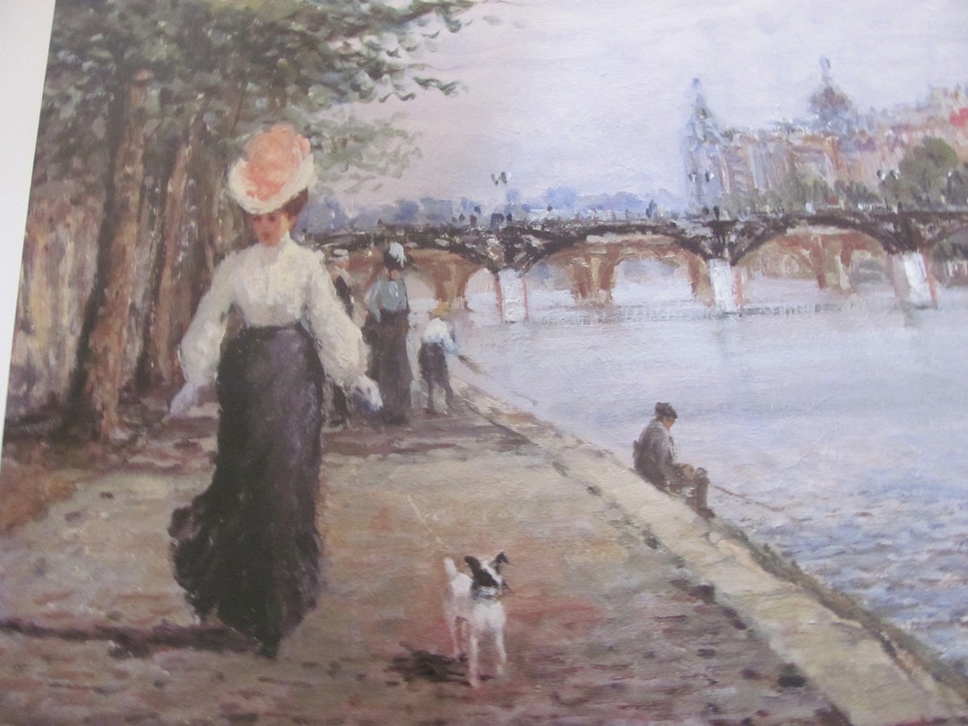 The Bridges of Paris Alan Maley // Lithograph Fine Art Print Artwork ...