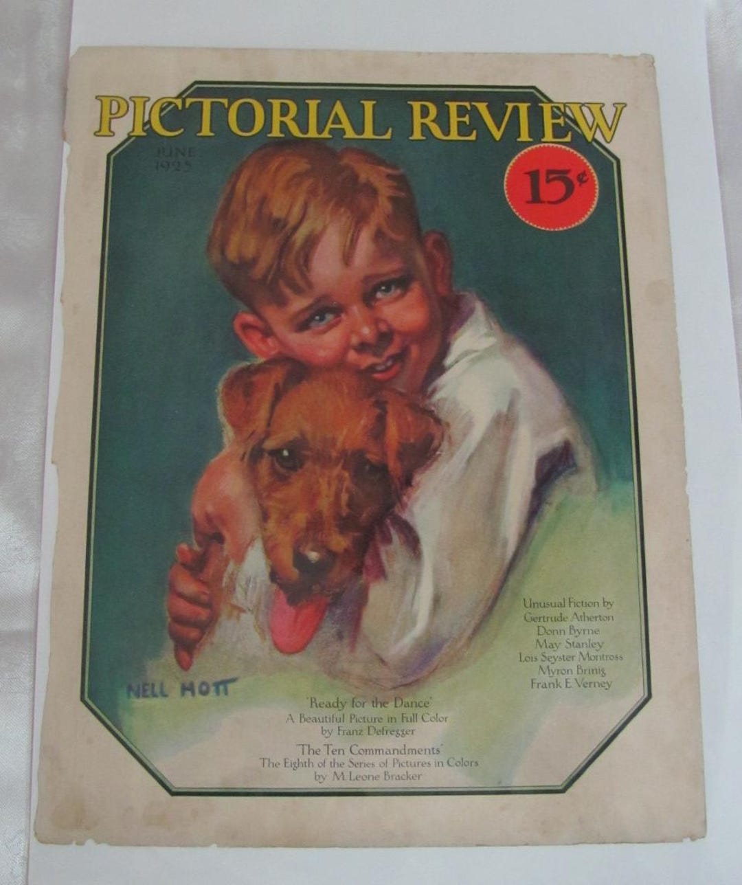 Pictorial Magazine Cover June 1925 // Nell Hott Artist // Original ...
