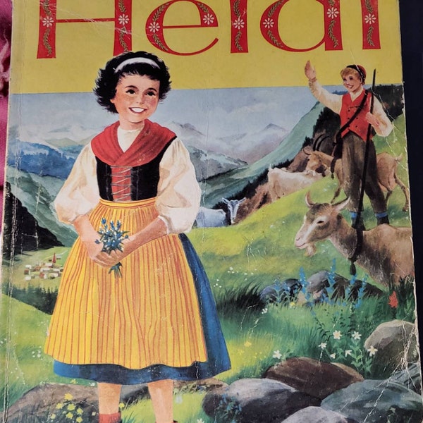 Vintage Heidi Book - Etsy