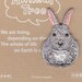 Rabbit Embroidered Iron-on Applique Iron-on Patch H459-018 - Etsy