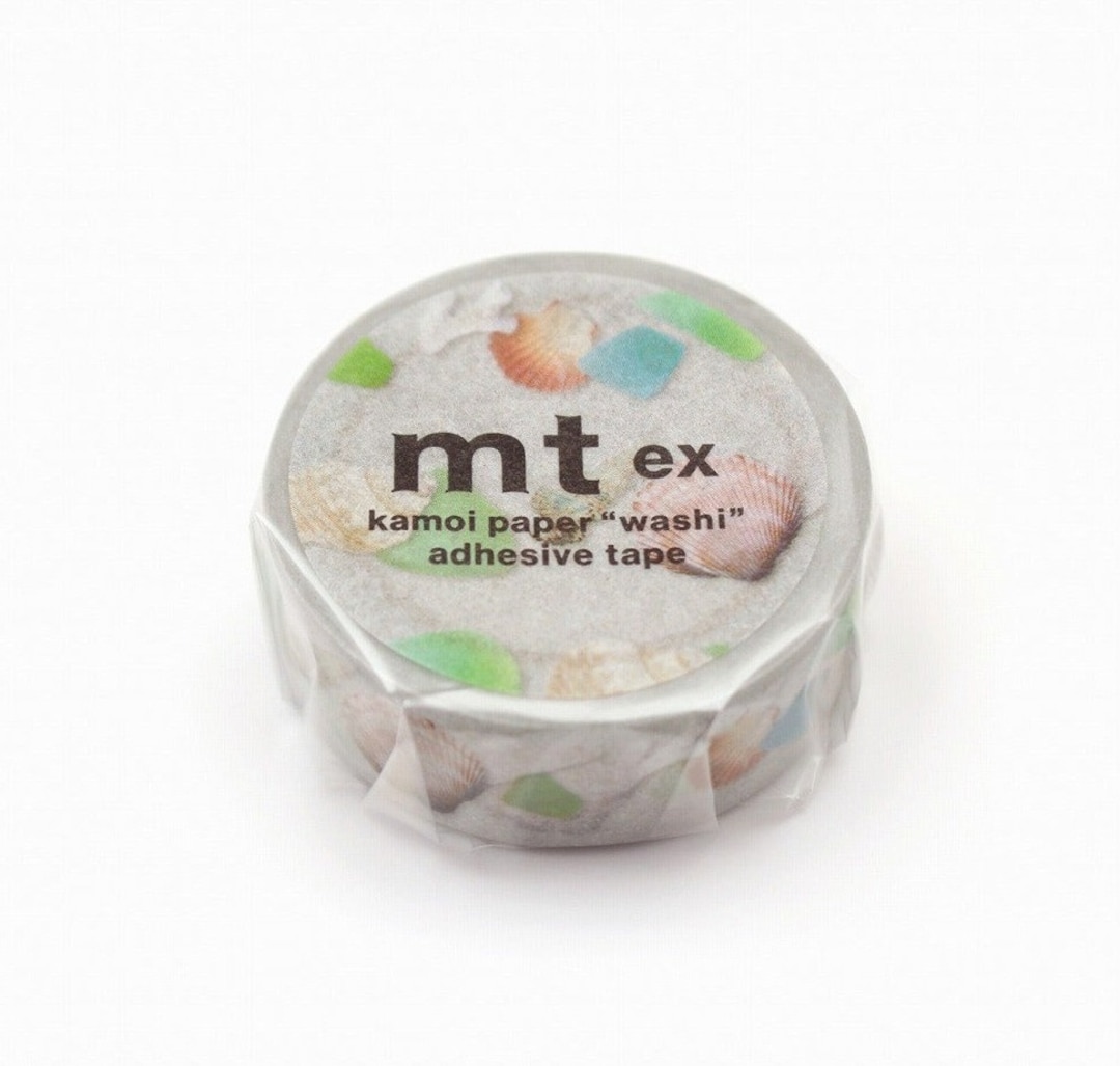 Mt Ex Seagrass and Seashell Japanese Washi Tape Masking Tape - Etsy UK