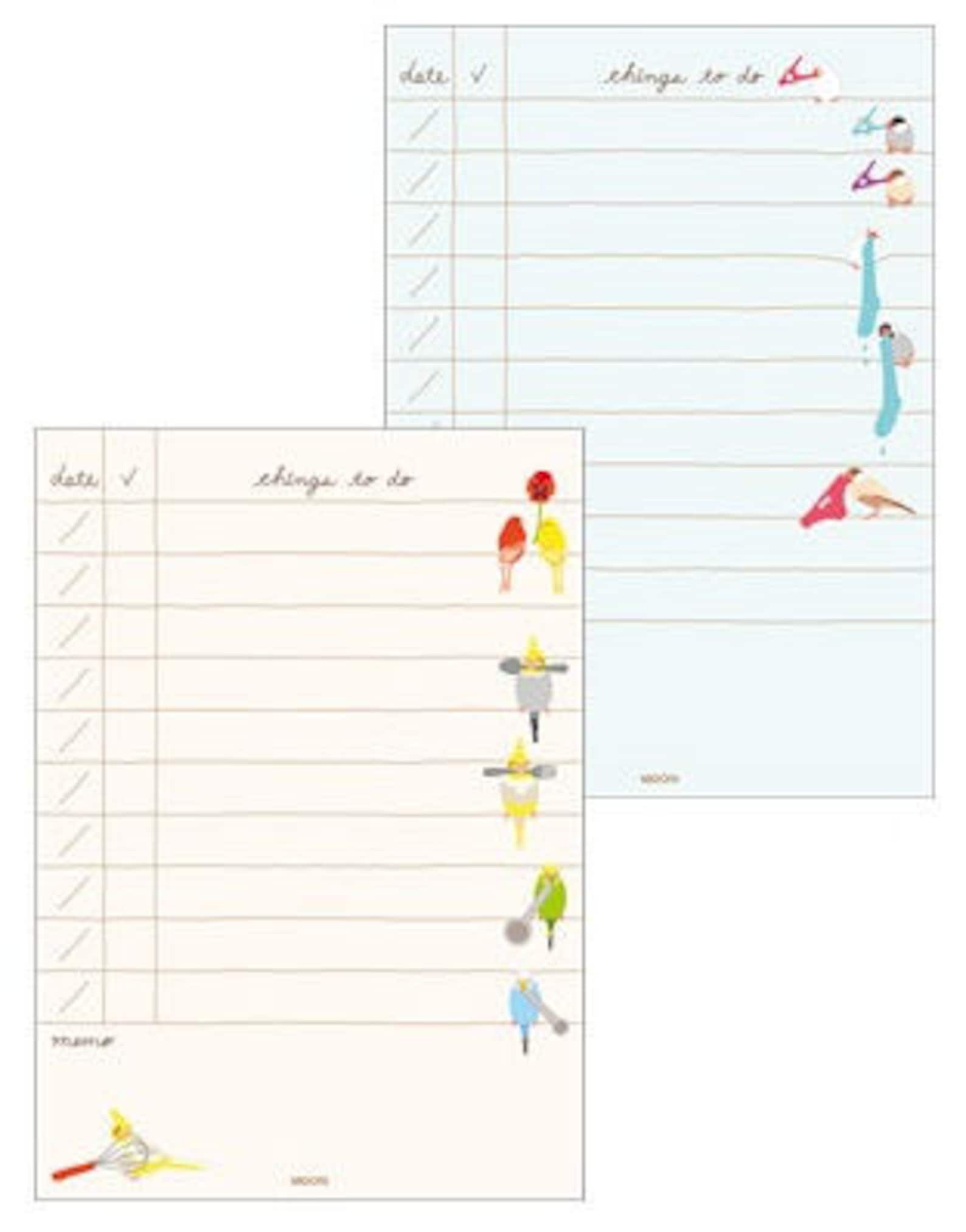 Memo Pad Budgie Budgerigar Parakeet Cockatiel Finch Java - Etsy