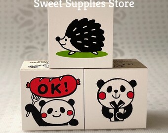 Panda Rubber Stamp - Etsy
