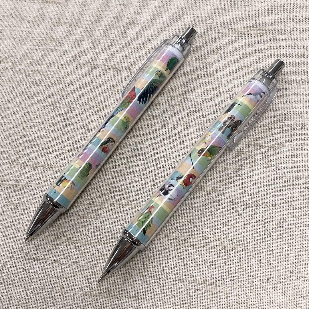 Bird Ball Point Pen Mechanical Pencil Caique Sparrow Rosella Parrotlet ...