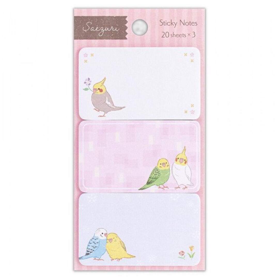 Budgie Budgerigar Parakeet Cockatiel Sticky Notes - Etsy
