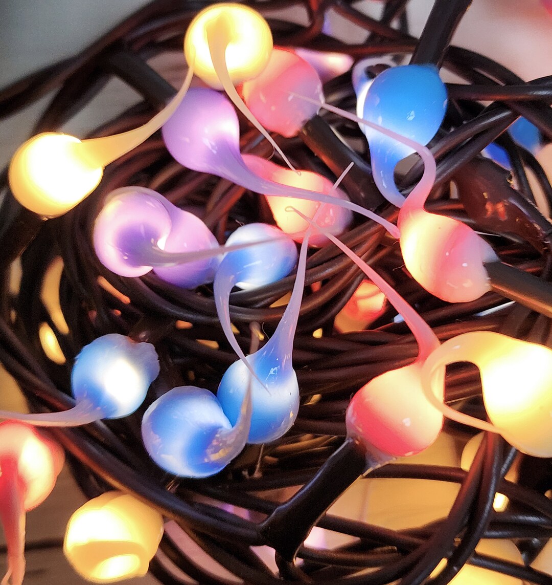 Pastel Rainbow Hand Dipped LED Pastel String Lights 35 Ct. Light Strand ...