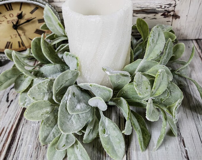 Spring Wildflower Candle Ring - Spring Candle Ring - Wildflower Candle ...