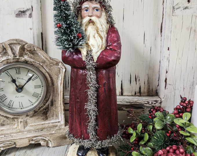 Rustic Red Belsnickel German Santa Christmas Holiday Figure - Etsy