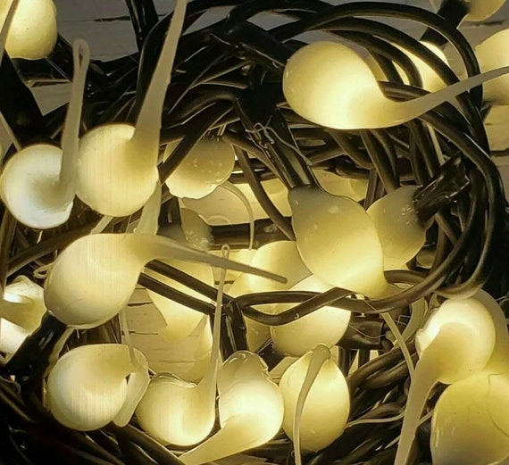 Custard Hand Dipped LED String Lights 100 Ct. Light Straand | Etsy