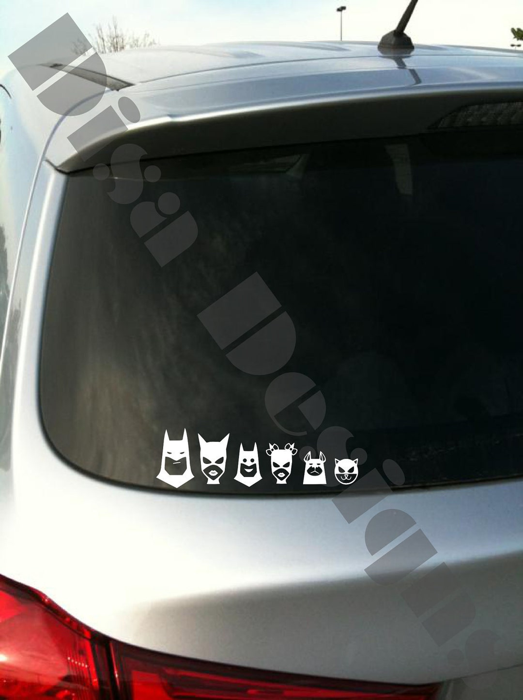 Your Choice of 5 Batman Bat Family Decals / Please READ - Etsy