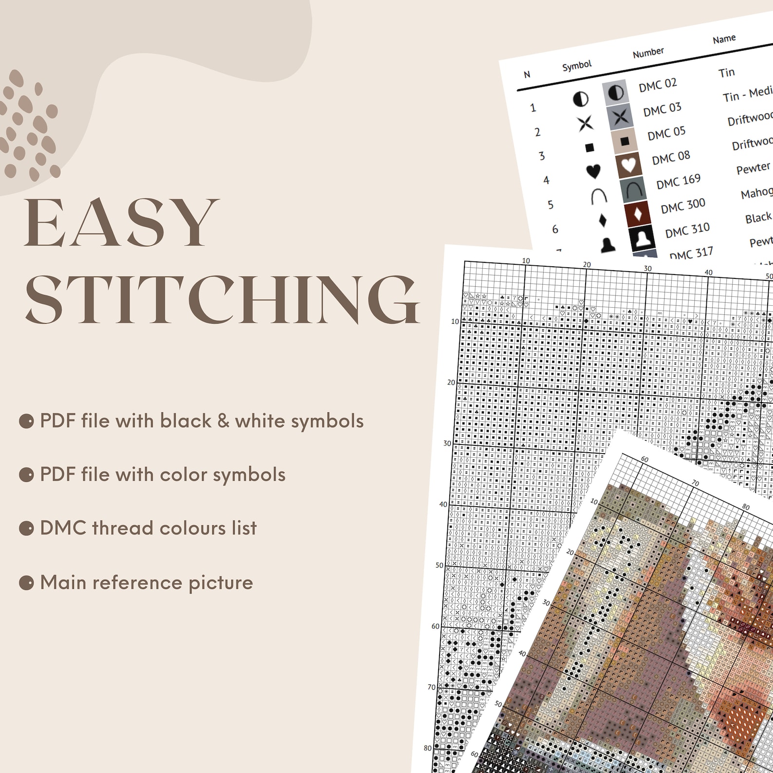 Serene Countryside Cross Stitch PDF Pattern | Green Valley Design - Etsy
