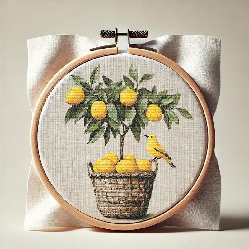 Citrus Cross Stitch - Etsy