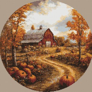 Autumn Barn (PDF) | Easy to Follow | Pumpkin Time| Nature Lover ...