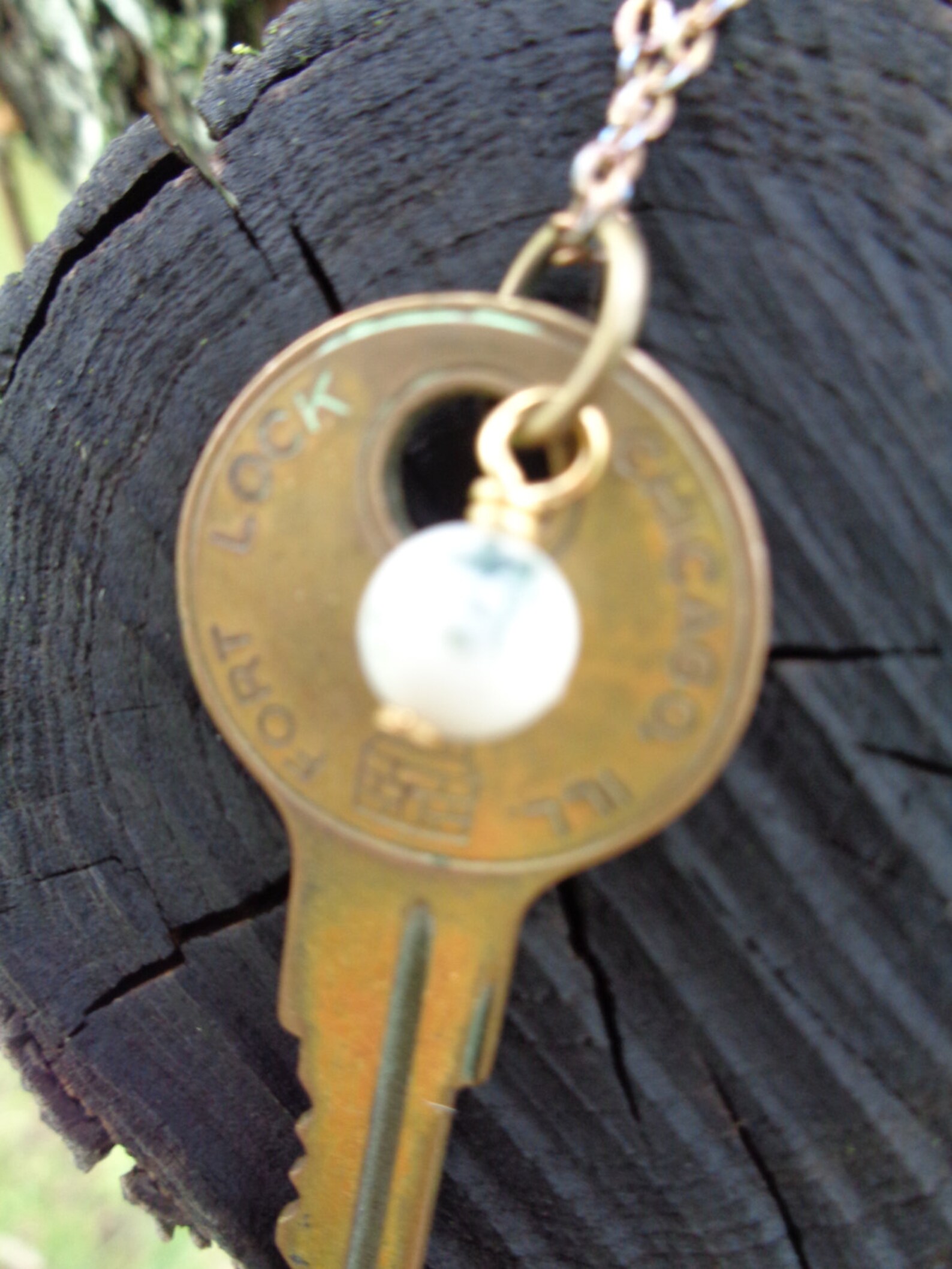 Handmade Upcycled Fort Lock Chicago Ill Key Necklace - Etsy