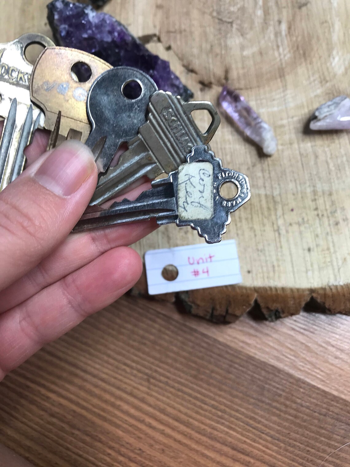 Vintage Set of Five Keys unit 4 / Skeleton Key Collection | Etsy