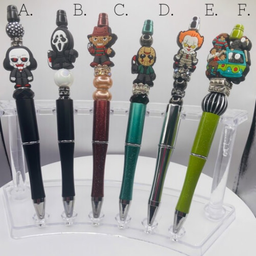 Horror Character Themed Pens Scary Movie Beaded Pen Pen Set/single Pen ...