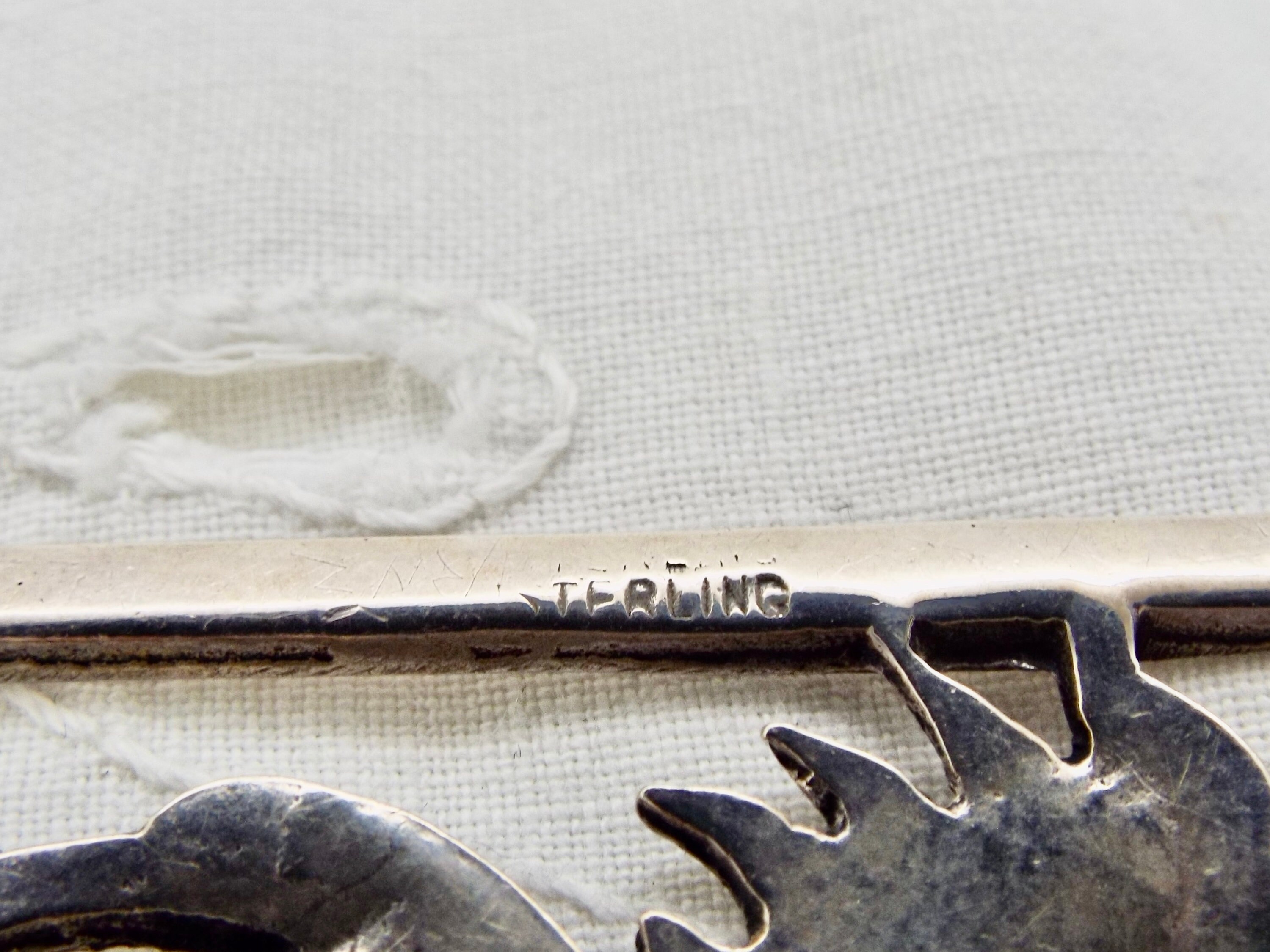 great discount buy Large Scandinavian Sterling Silver Square Brooch ...