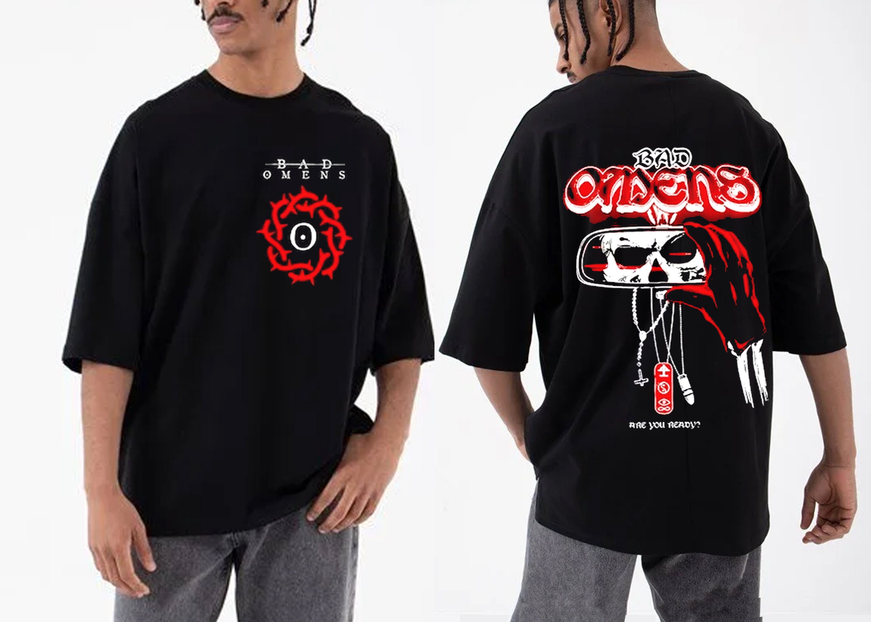 Bad Omens Band Music World Tour 2023 T-Shirt, A Tour Of The Concrete Jungle Tour 2023 sold by ...