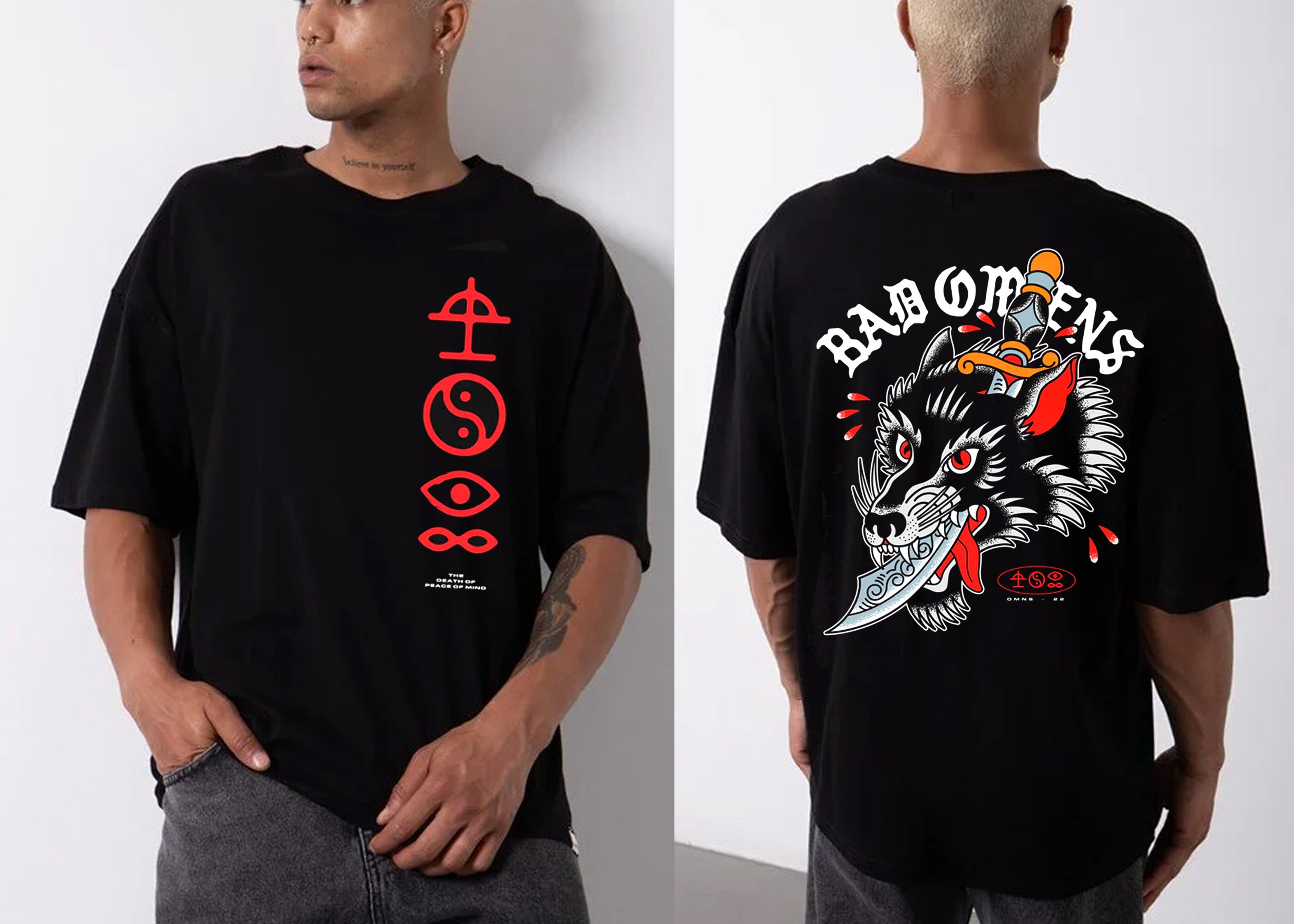 Bad Omens Band Music World Tour 2023 T-Shirt, A Tour Of The Concrete Jungle Tour 2023 sold by ...