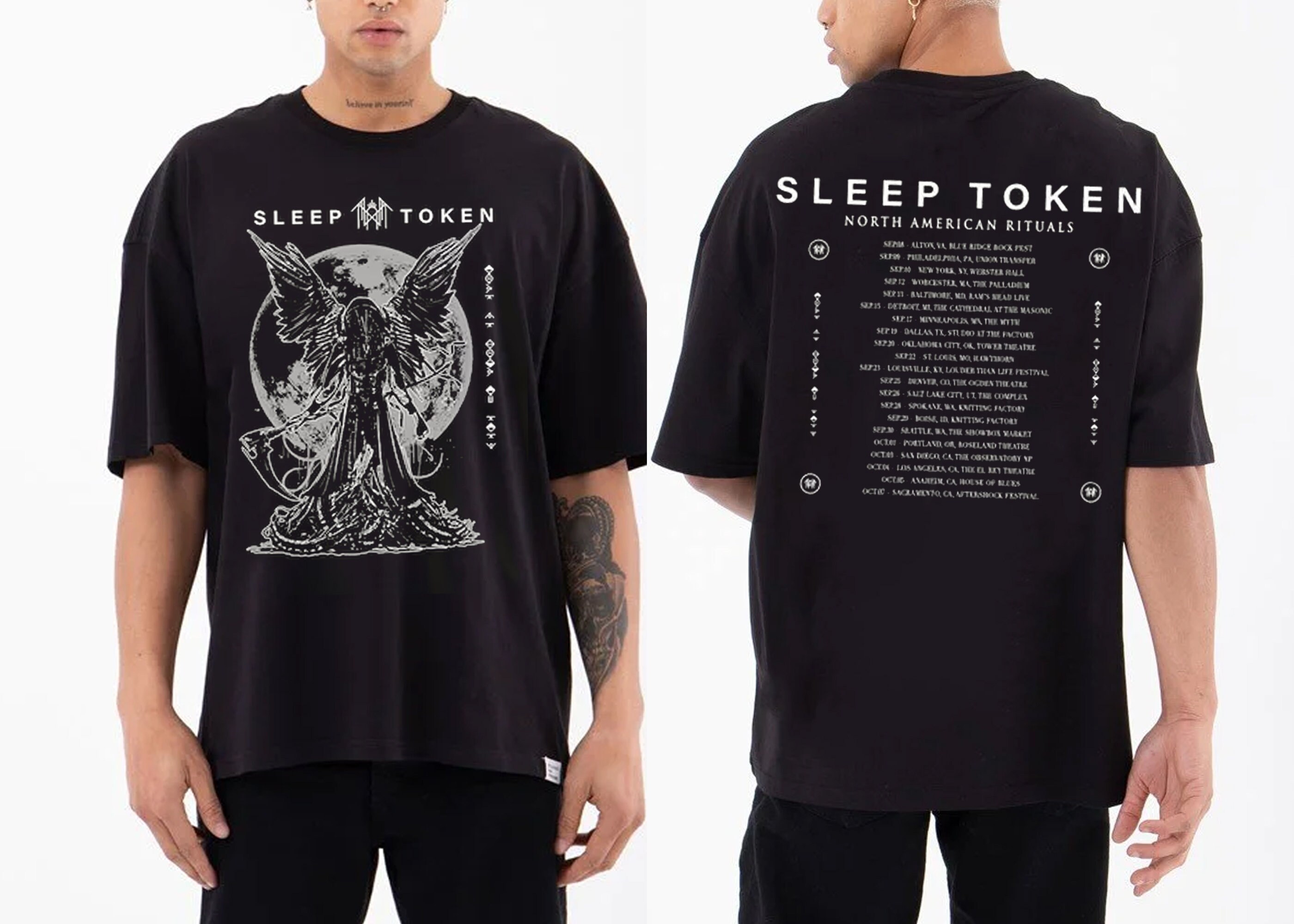 Sleep Token North America Tour 2023 T-Shirt, Sleep Token Band Shirt ...