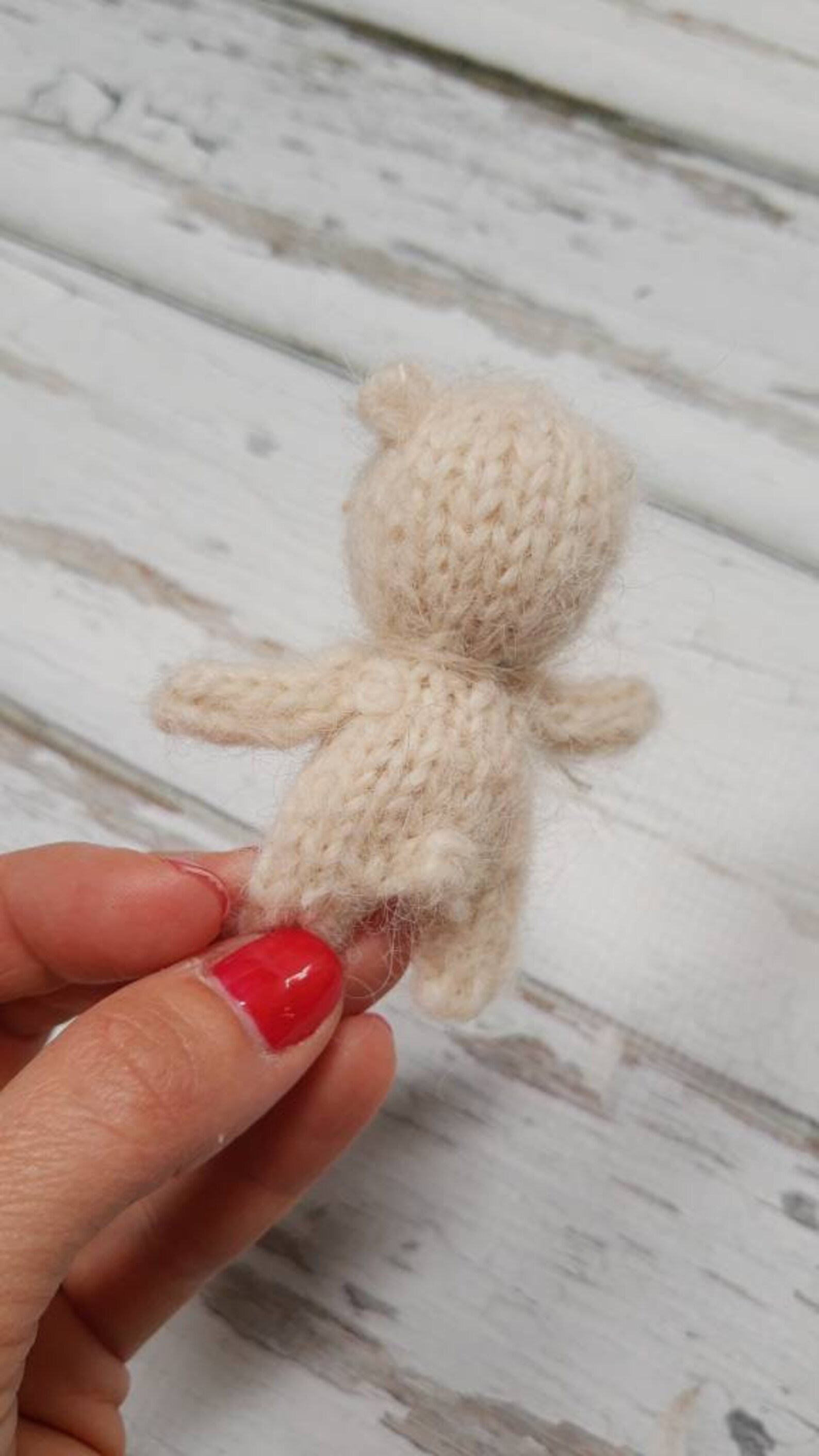RTS Little Creature Stuffed Tiny Bunny / Knitted Bunny /toy - Etsy