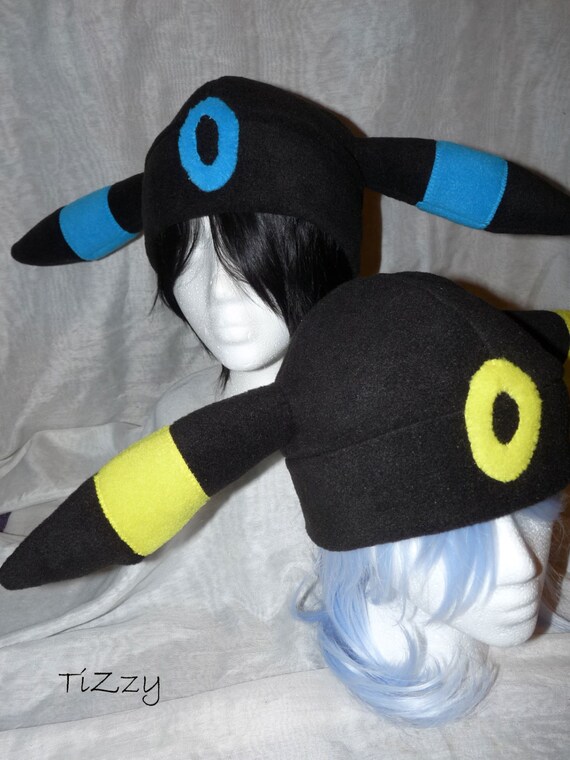 Umbreon Fleece Hat Pokemon Inspired Made To Order | Etsy