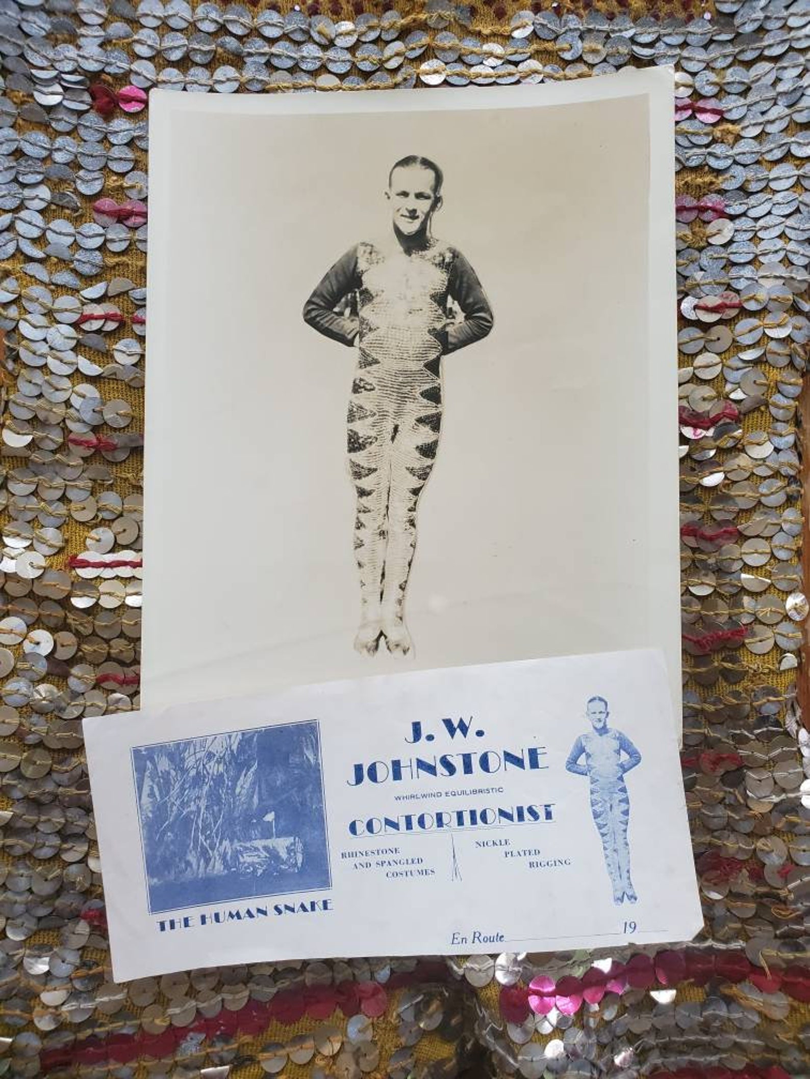 Antique Vintage Sideshow Contortionists Costume Rare Vintage the Human ...