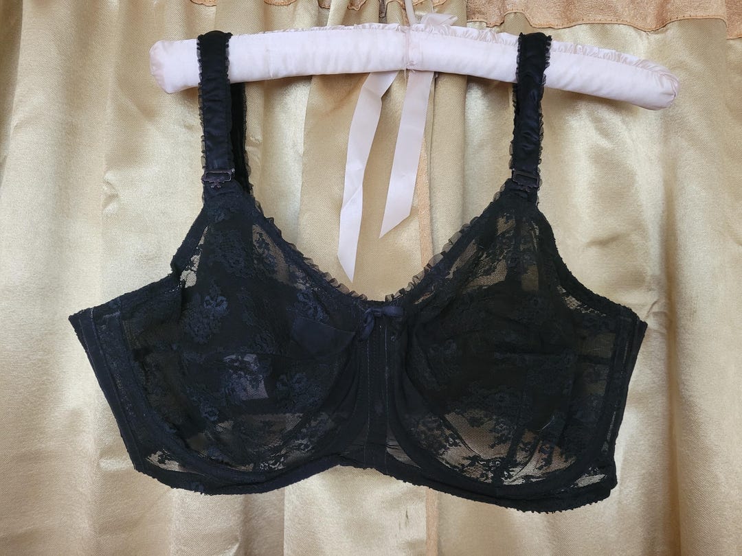 Vintage 1950s 60s Bali Bow Bra Pretty Black Mesh Bra 38D - Etsy