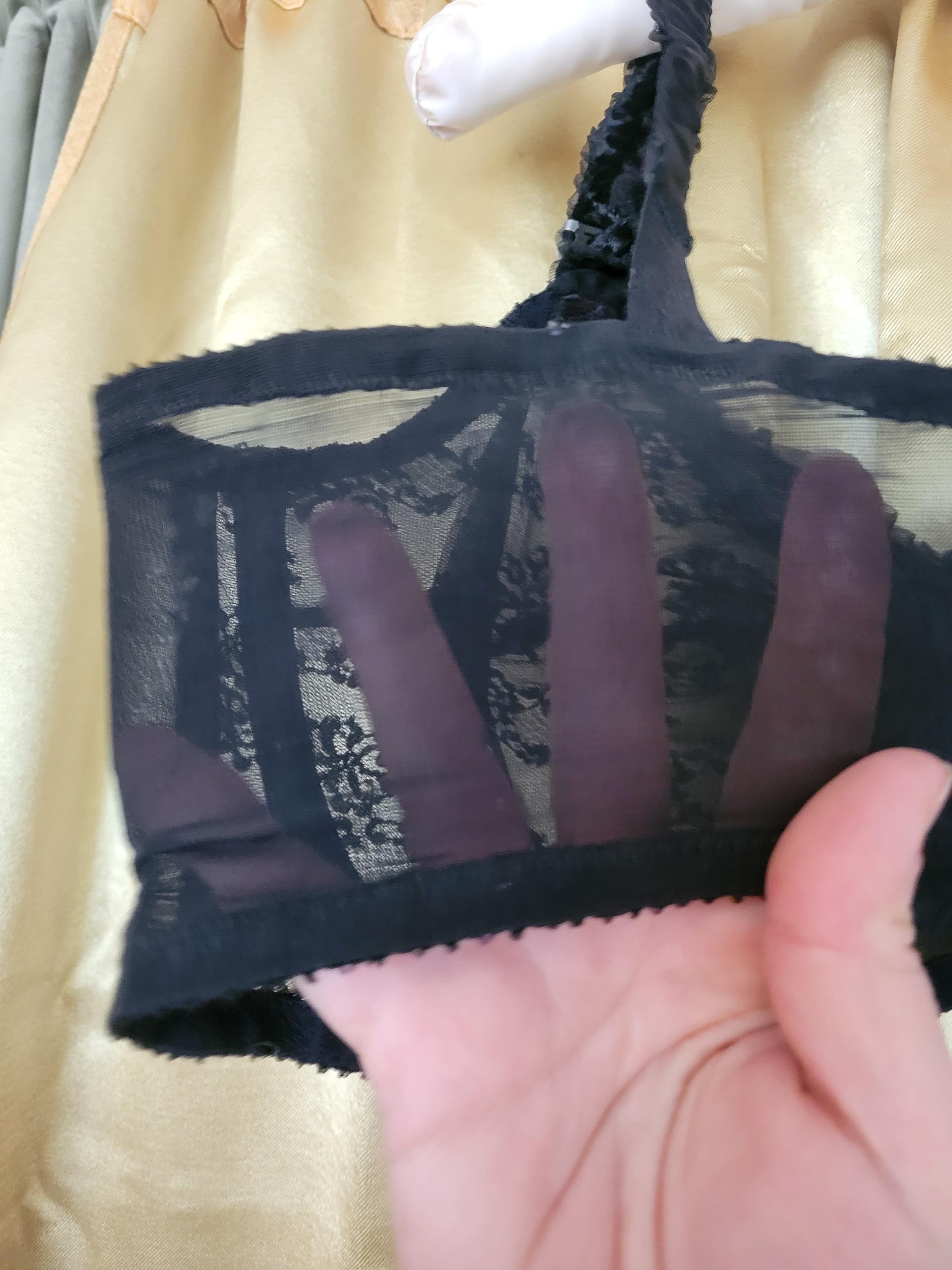 Vintage 1950s 60s Bali Bow Bra Pretty Black Mesh Bra 38D - Etsy