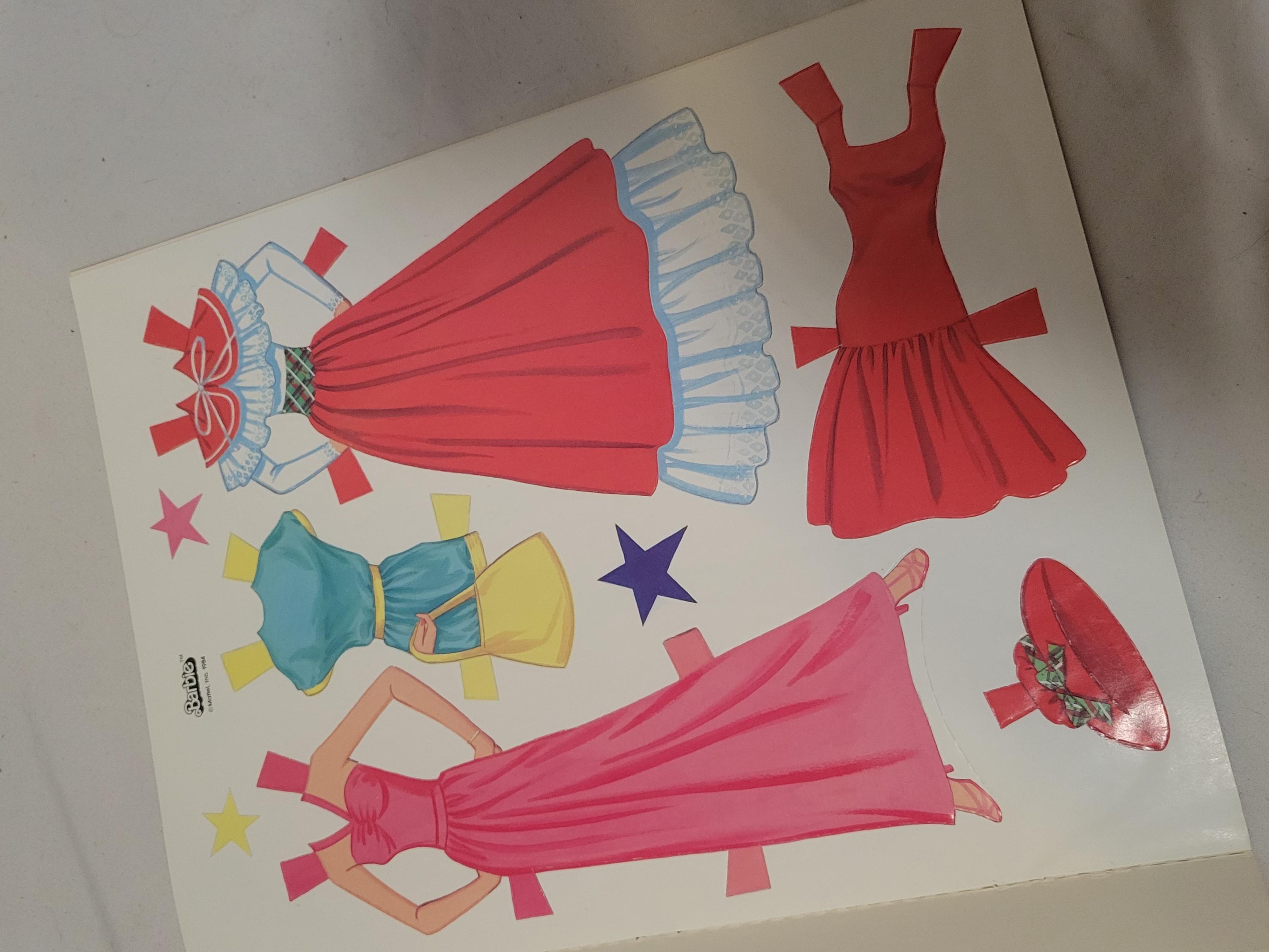 Vintage Original 1984 Barbie Paper Doll Uncut Book Mattel Inc. - Etsy