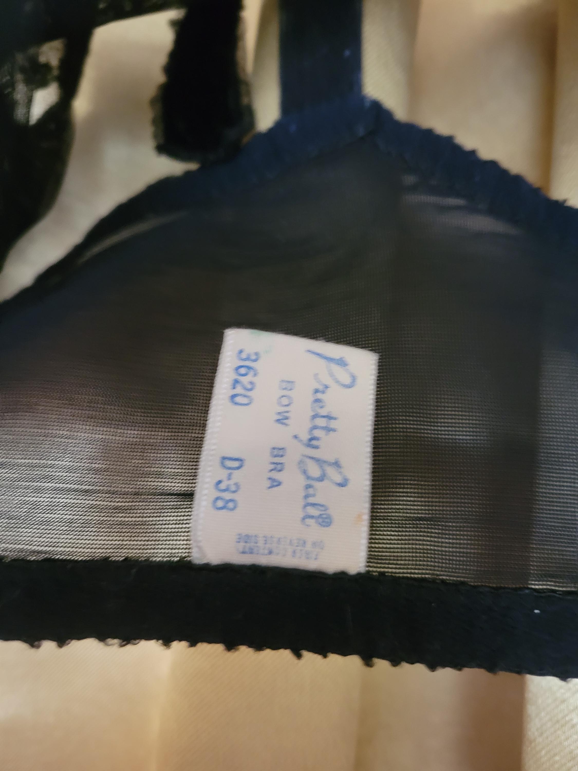 Vintage 1950s 60s Bali Bow Bra Pretty Black Mesh Bra 38D - Etsy