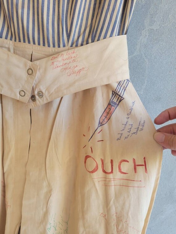 Vintage 1960s Nurse Uniform Dress Graduation Senior S… - Gem