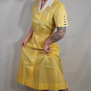 Vintage Waitress Uniform Dress Rad Retro Diner Waitress Dress 36 - Etsy