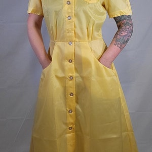 Vintage Waitress Uniform Dress Rad Retro Diner Waitress Dress 36 - Etsy