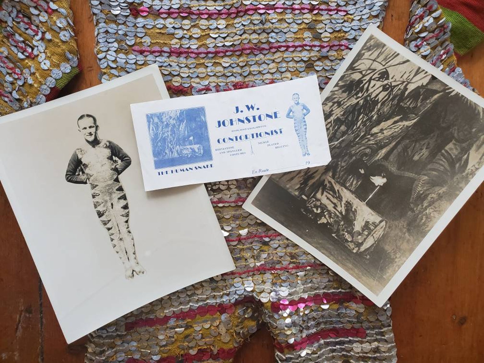 Antique Vintage Sideshow Contortionists Costume Rare Vintage the Human ...