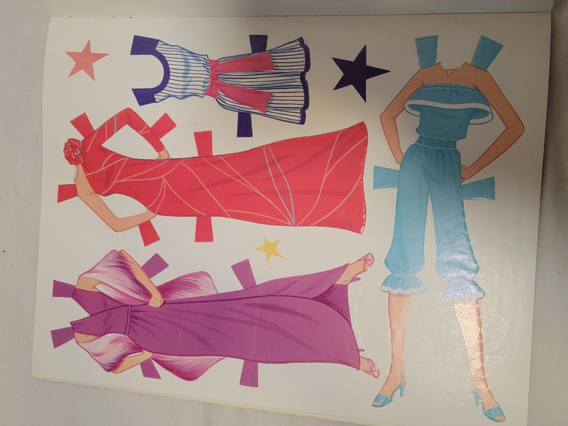 Vintage Original 1984 Barbie Paper Doll Uncut Book Mattel Inc. - Etsy