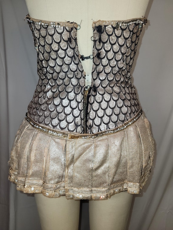 Vintage 1950s Circus Showgirl Costume Mermaid Fish Sc… - Gem