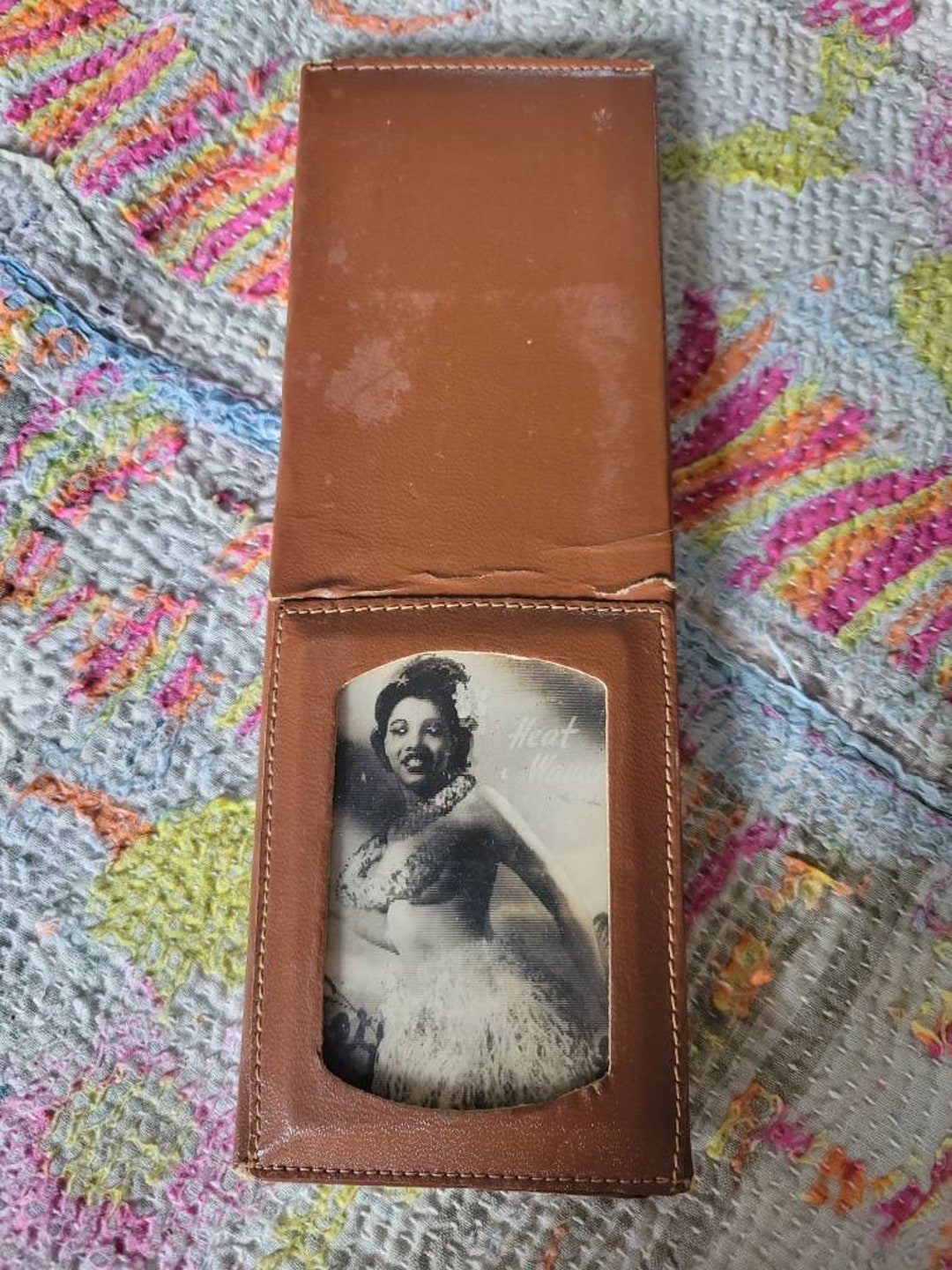 Vintage 1940s 1950s Lenticular Photo Pinup Wallet Collectible 40s 50s ...